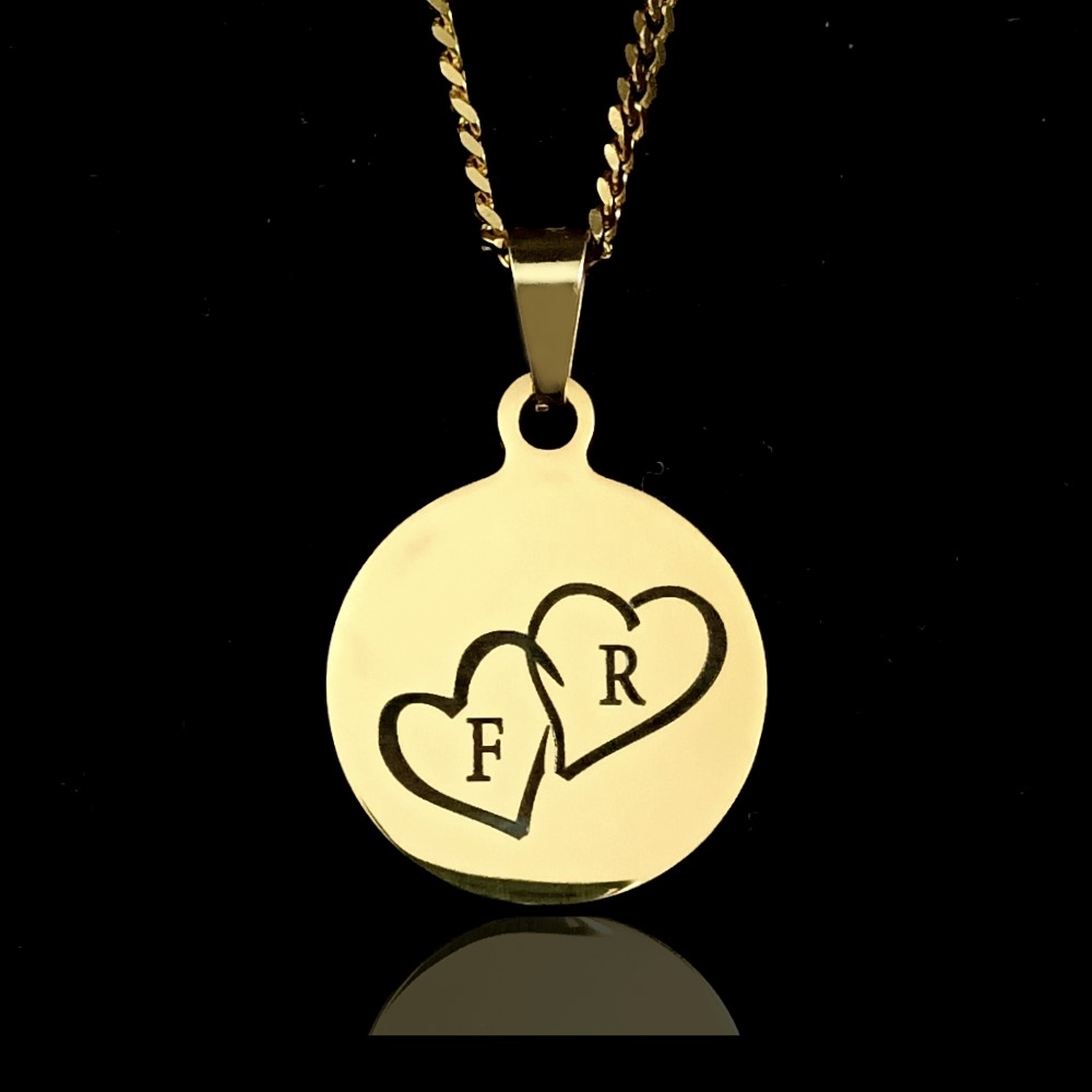 Ketting Met Letters Goud Kleurig